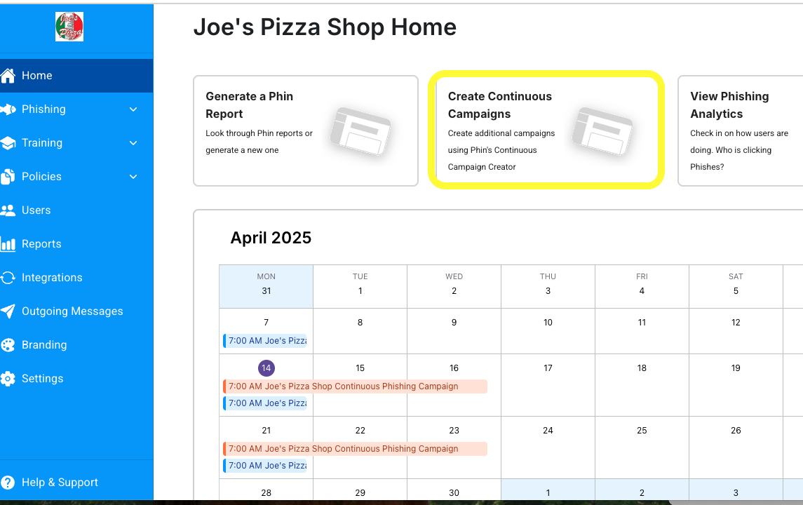 How to Launch a Continuous Training Campaign