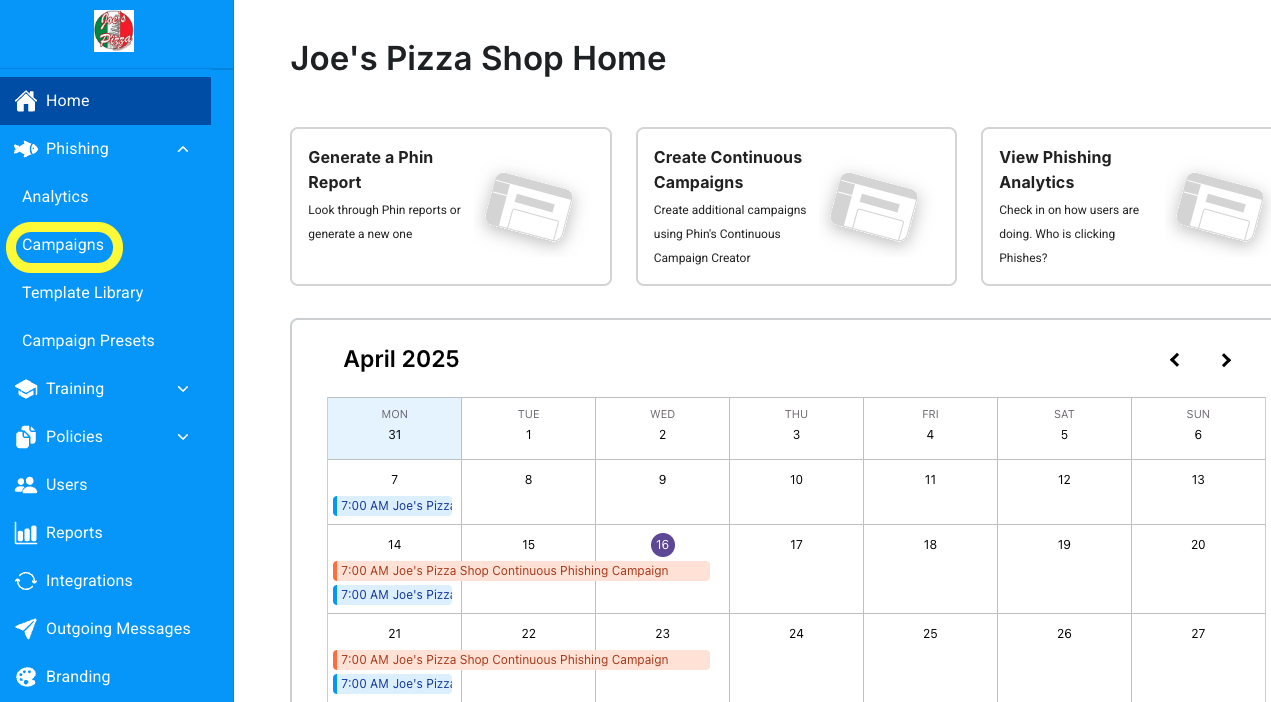 How to Launch Continuous Phishing Campaigns