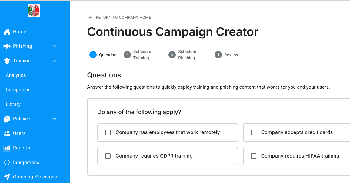 How to Launch a Continuous Training Campaign
